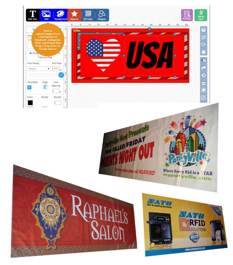 Vinyl Banners Online Design - BannersInVinyl.com